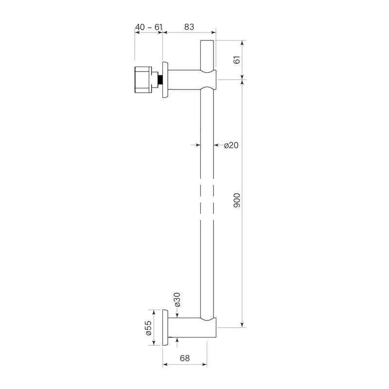 Bremont Vertical Heated Rail | navi By Centre