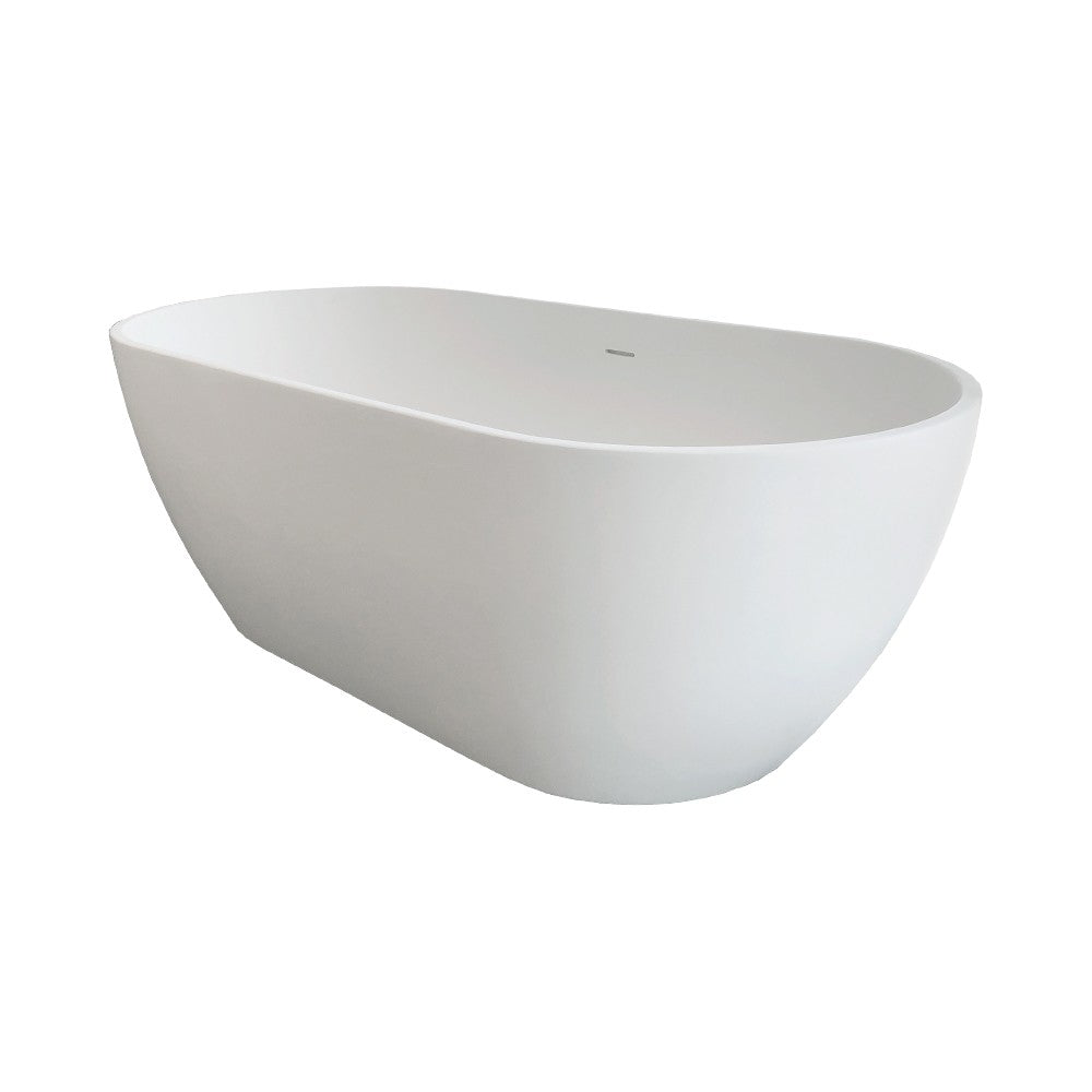 Synergii 1650 Acrylic Freestanding Bath - Matte White | Bathroom | Navi ...
