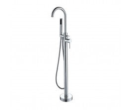 Axus Pin Lever Freestanding Bath Mixer with Handshower | Bathroom ...